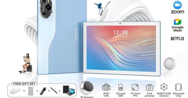 Discover Note 20 Plus 8GB 512GB Android Tablet PC